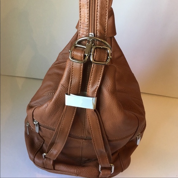 Roma | Bags | Leather Backpackbucket Bag Medium Brown | Poshmark